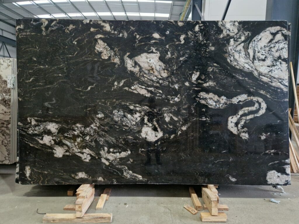 Nilestone Cosmic Black Leather | Paramount Stone Specialists