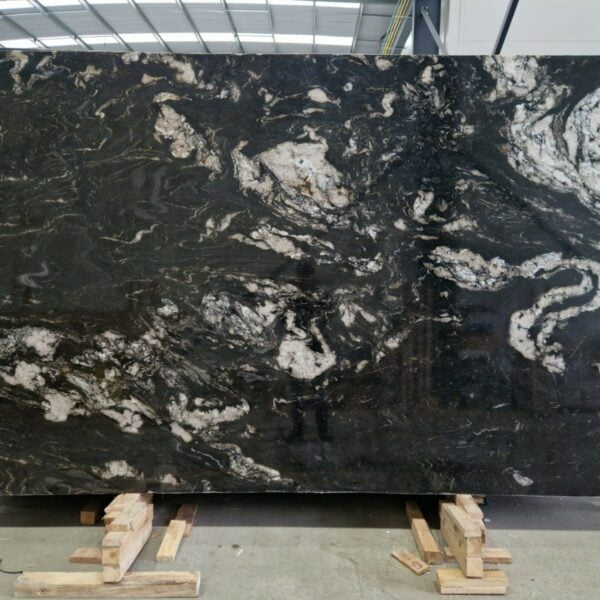 Nilestone Cosmic Black Leather | Paramount Stone Specialists