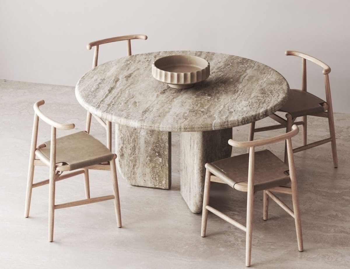 Travertine Dining Table By Paramount Stone Specialists